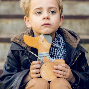 Wooden Push Along Toy Duck - Green – Blue Brontide