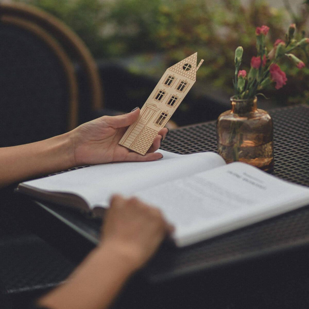 Milin Toys - Wooden Bookmark - House – Blue Brontide