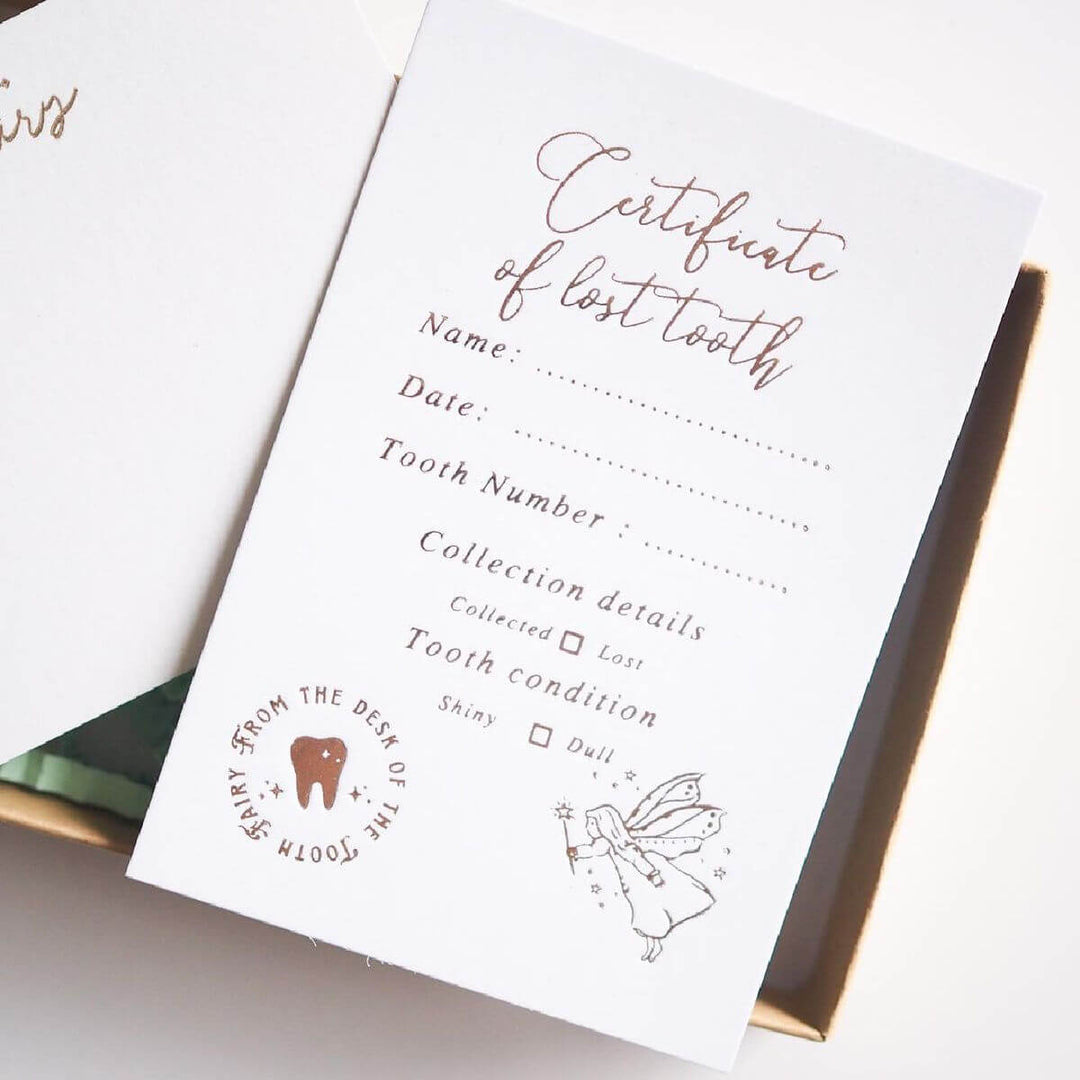 Tooth Fairy Certificates – Blue Brontide