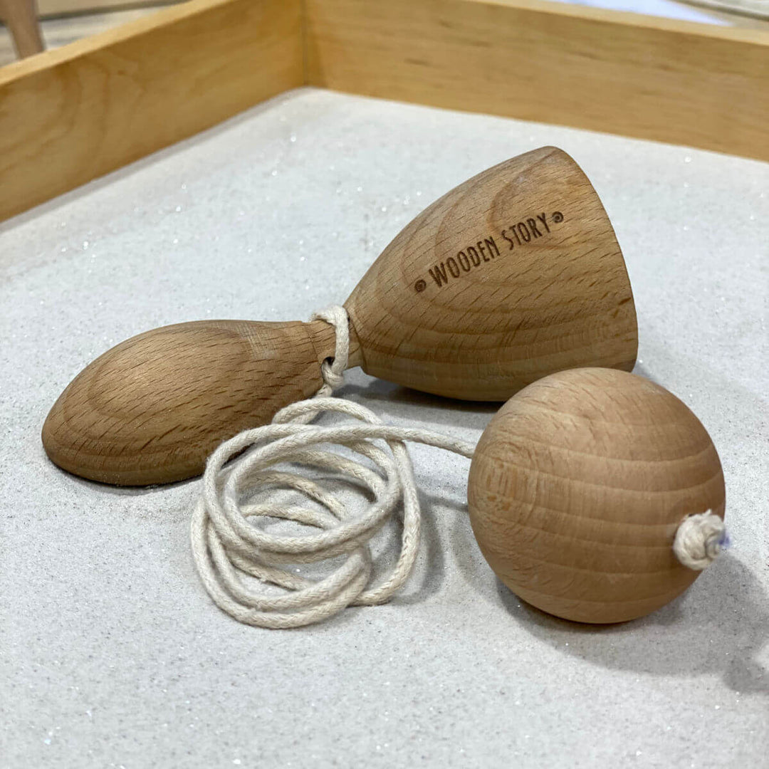 Wooden Story - Swing and Catch Cup – Blue Brontide