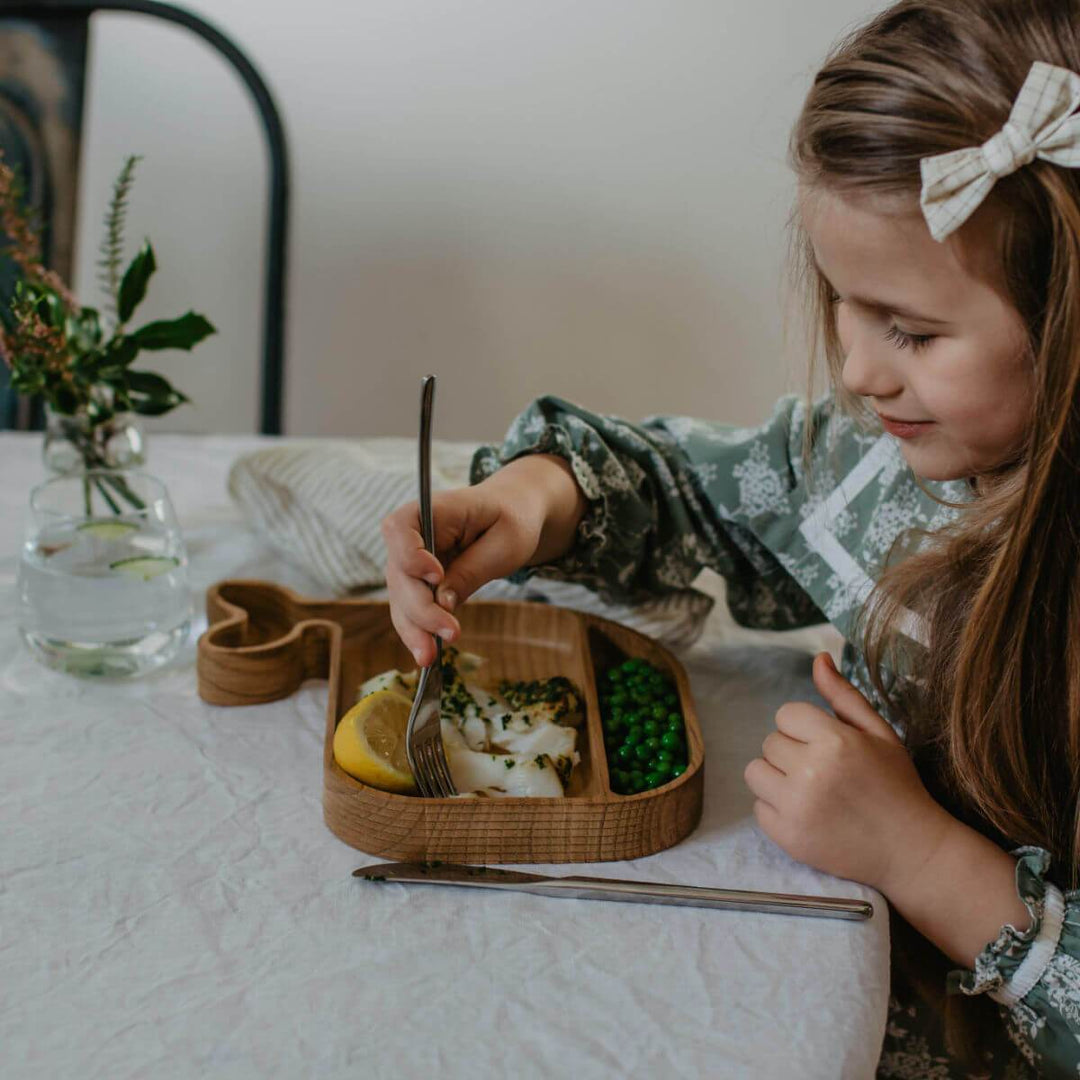 Eco Wooden Children's Plate - Whale – Blue Brontide