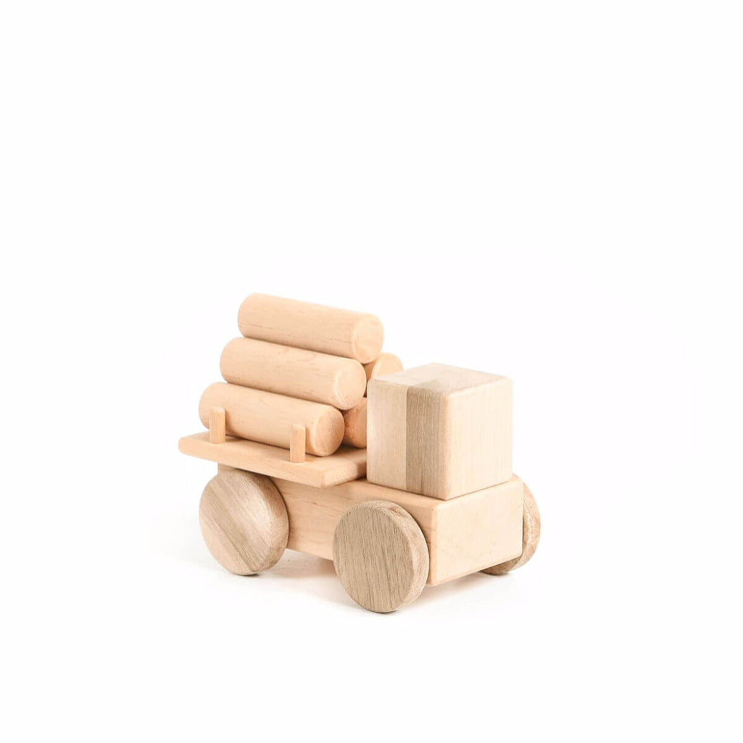 Small Logging Truck - Wooden Toy – Blue Brontide