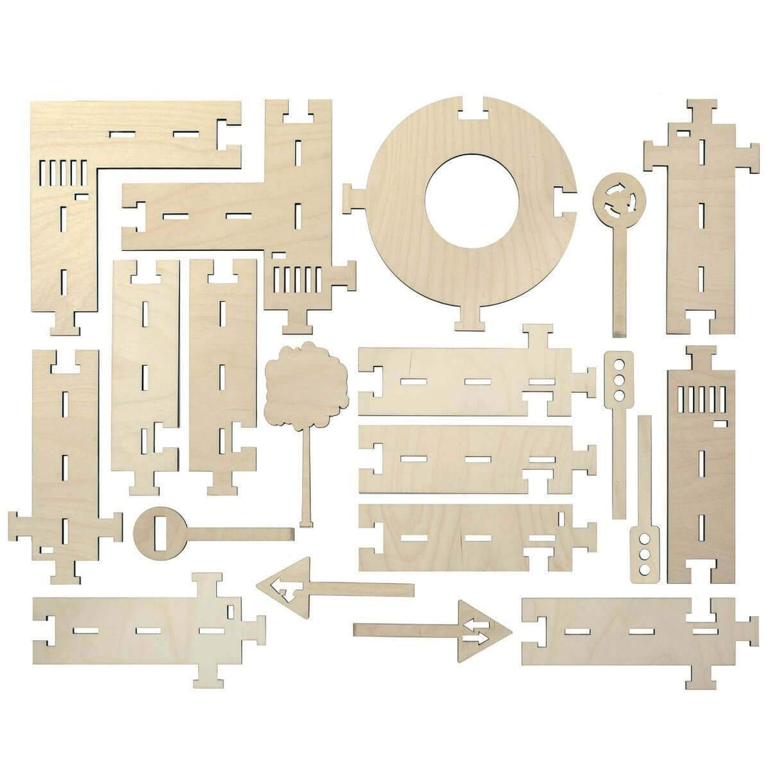 Interlocking Toy Road for Cars – Blue Brontide